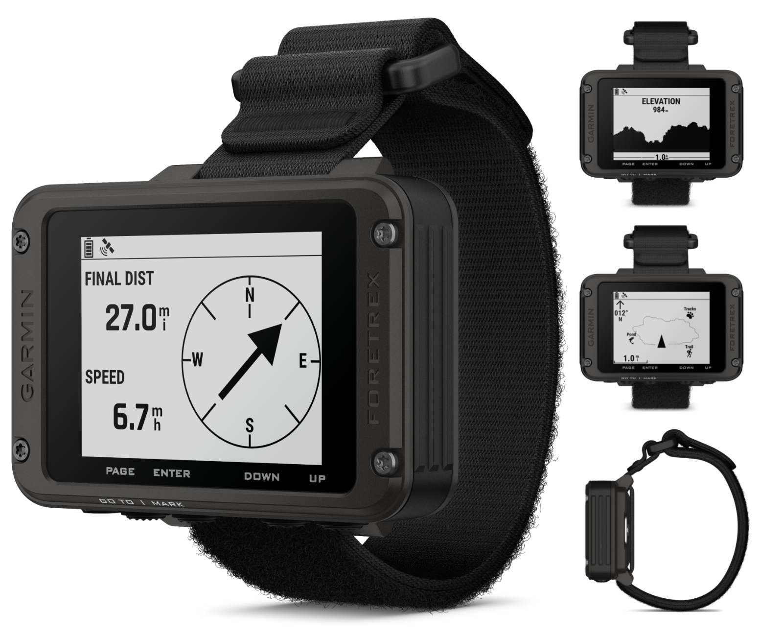Garmin Foretrex 801 Wrist GPS Navigator with Strap 753759317058 | eBay