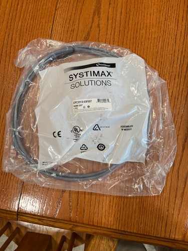 Quantity (2).COMMSCOPE SYSTIMAX SOLUTIONS CPC3312-03F007 CABLE GS8E-DG ...