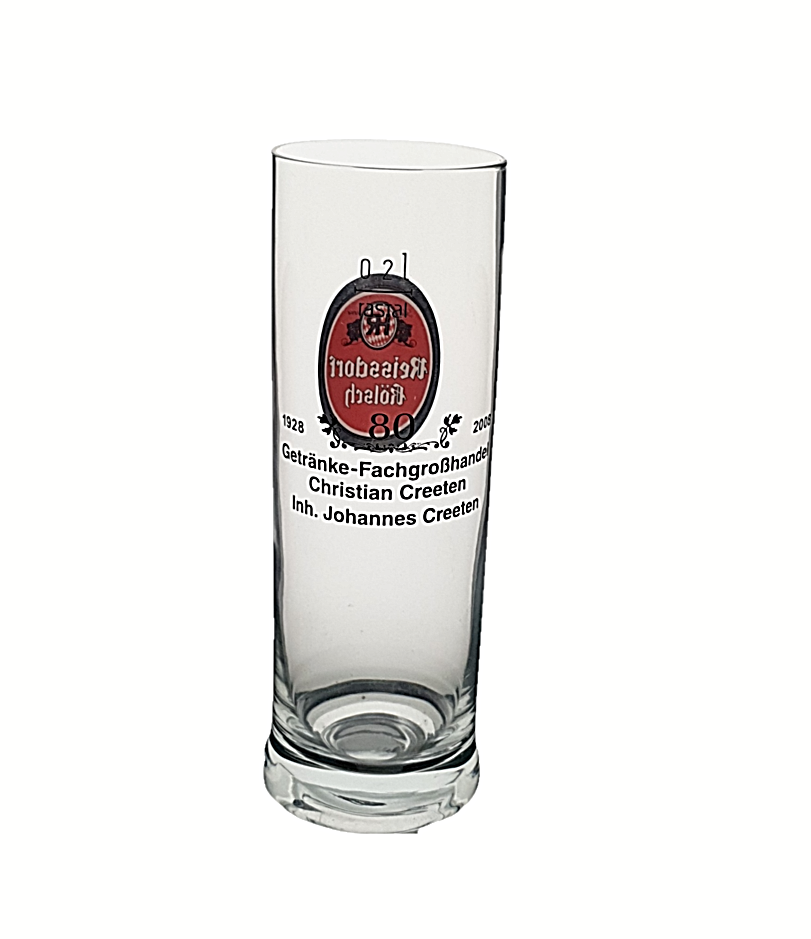 Reissdorf Bier Glas 0,2l Stange Bierglas Getränke Creeten Edition 80 ...
