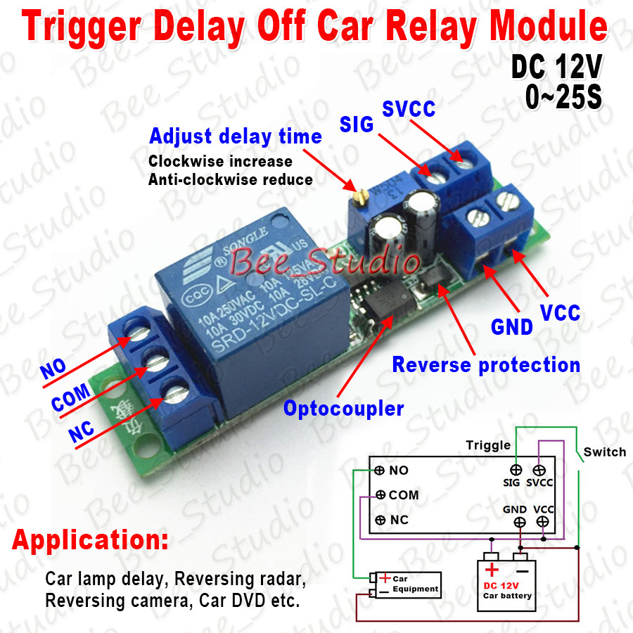 Auto 12 Volt Timer Switch