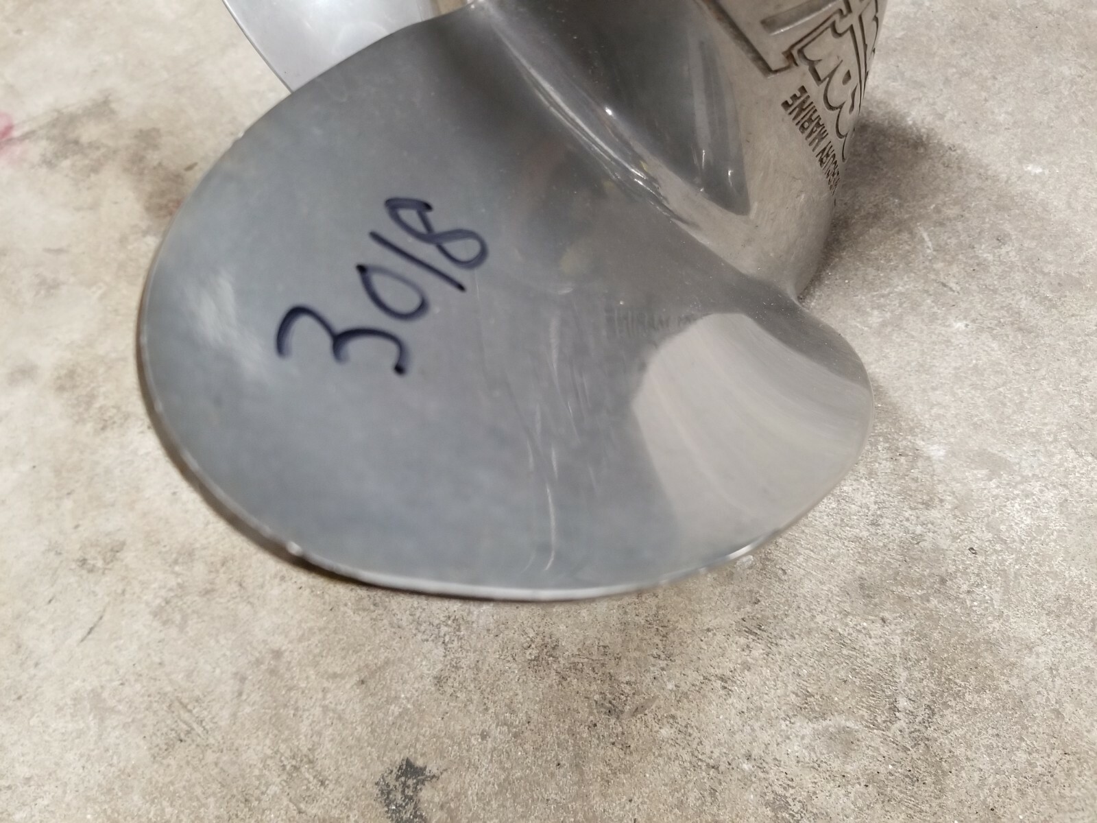 COUNTER ROTATING 13 7/8" X 21P MERCURY LASER 2 SS PROPELLER, 48-16545 ...