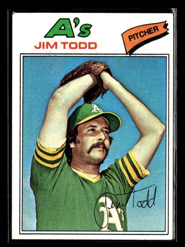 1977 Topps #31 Jim Todd - NM/MT+ Set Break! | eBay