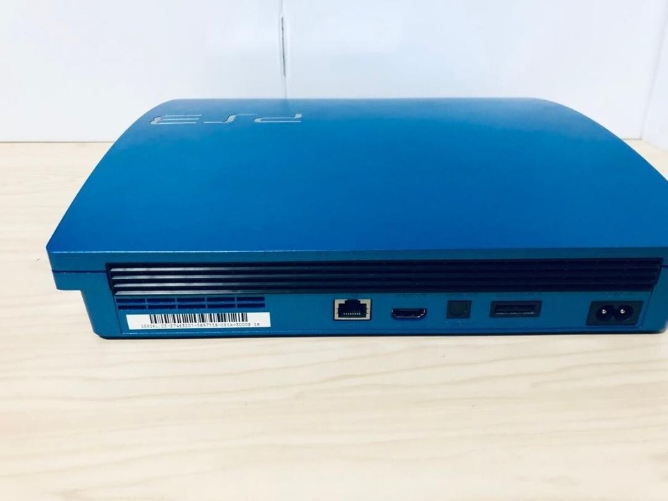 PS3 Splash Blue CECH 3000B 320GB Console Full Accessories Slim [CC] | eBay