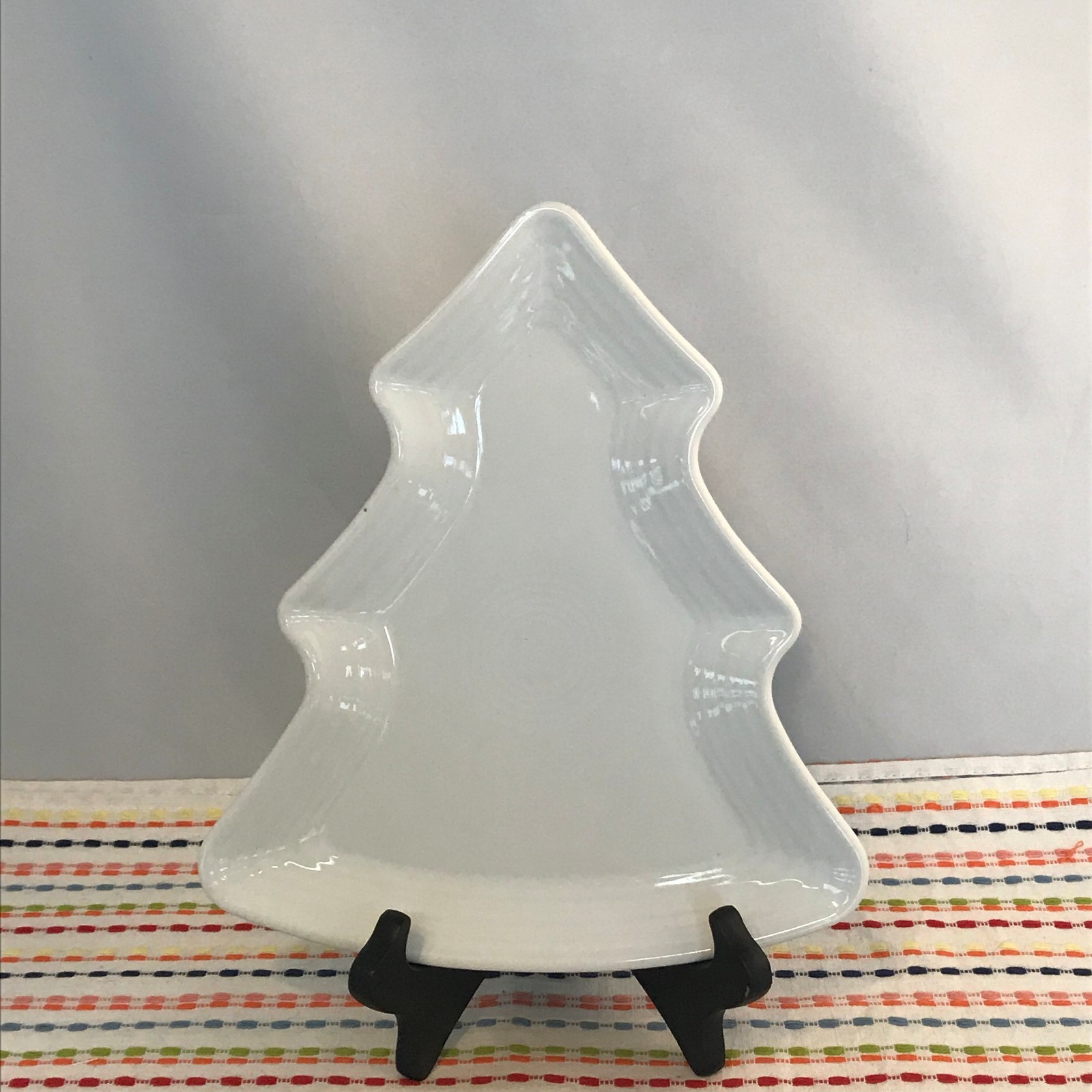 Fiestaware White Tree Plate Fiesta Chistmas Holiday Serving Platter | eBay