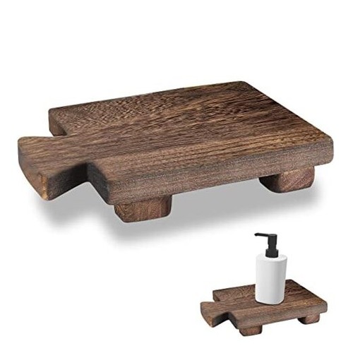 Wooden Soap Holder & Tray - Soap Stand/Riser for Kitchen & Vintage ...