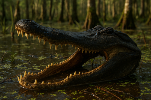 Head From 9 Foot Wild Louisiana Gator | eBay