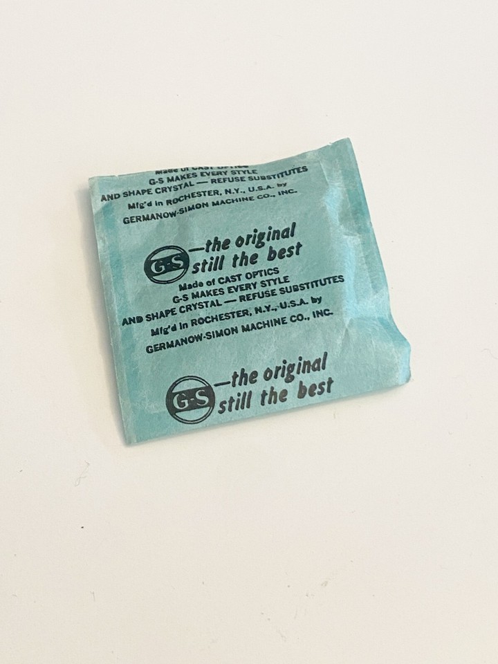 Vintage NOS G-S Replacement Watch Crystal Acrylic Elgin Everest 5742 ...