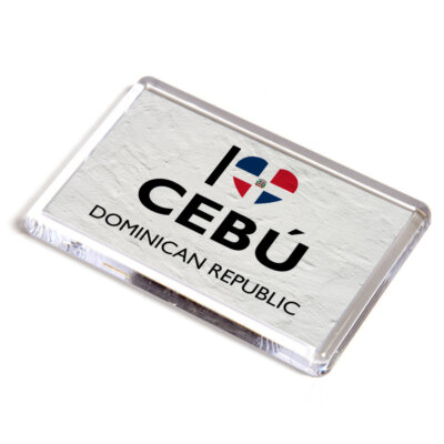 FRIDGE MAGNET - I Love Cebu, Dominican Republic | eBay UK