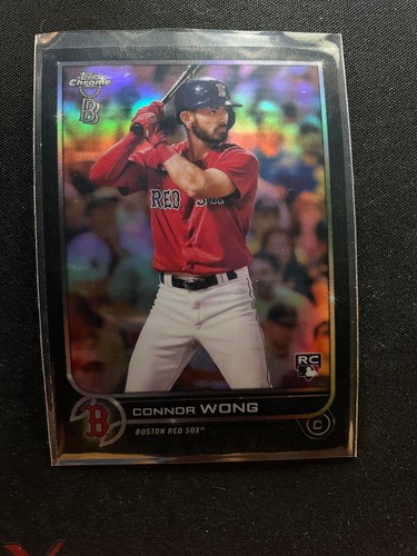 CONNOR WONG 2022 Topps Chrome Ben Baller Baseball Card RC Boston RED ...