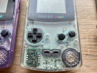Nintendo GameBoy Color Console Clear & Clear Purple Set 490237050372 | eBay
