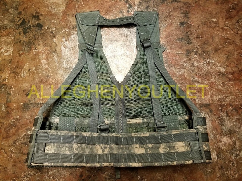 10 PC S ARMY ACU FLC VEST RIFLEMAN SET FIGHTING LOAD CARRIER LBV W ...