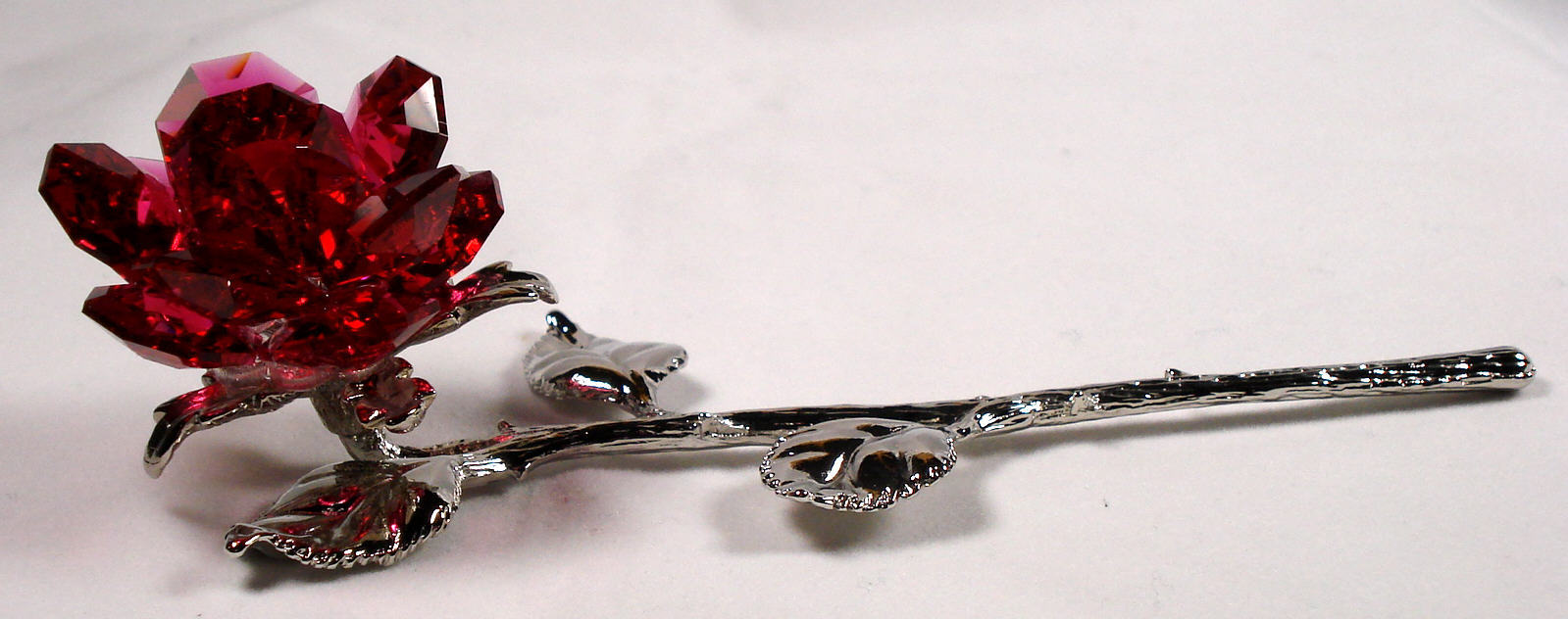 Red Crystal Rose Handcrafted By Bjcrystalgifts Using Swarovski Crystal ...