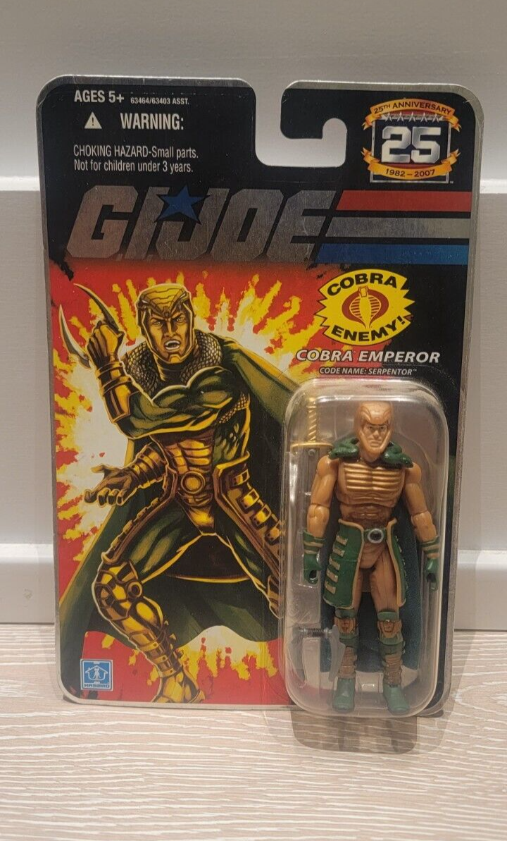 GI Joe 25th Anniversary Serpentor ON FOIL CARD - MINT on Sealed Card | eBay