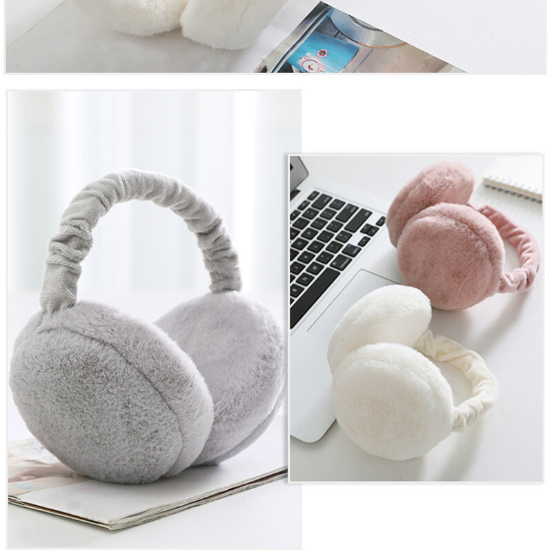 Women Men Winter Super Soft Ear Muffs Warmer Ladies Earflaps Cosy Cold ...