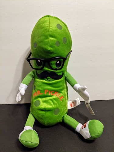 Fiesta Mr. Pickle Glasses & Mustache 12" Plush Stuffed Toy With Tag | eBay