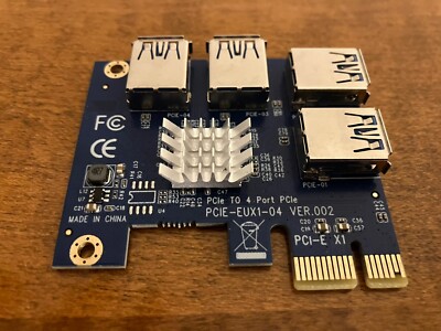 Riser Card PCI-E USB 3.0 PCIe Port Multiplier Card PCI Express PCIe 1 ...