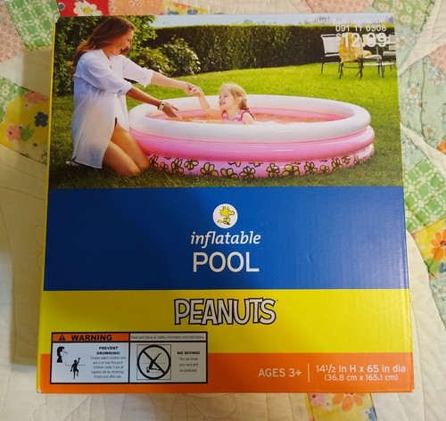 PEANUTS TARGET EXCLUSIVE INFLATABLE POOL 14.5 In. Height x 65 In. Dia ...