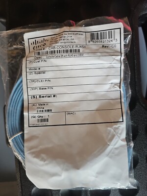 NEW Original Cisco RJ45 DB9 DB25 Console Cable Kit for Cisco Router ...