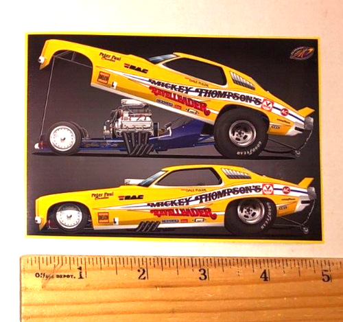 NHRA Racing Mickey Thompson REVELLEADER Pontiac Funny Car Banner ...