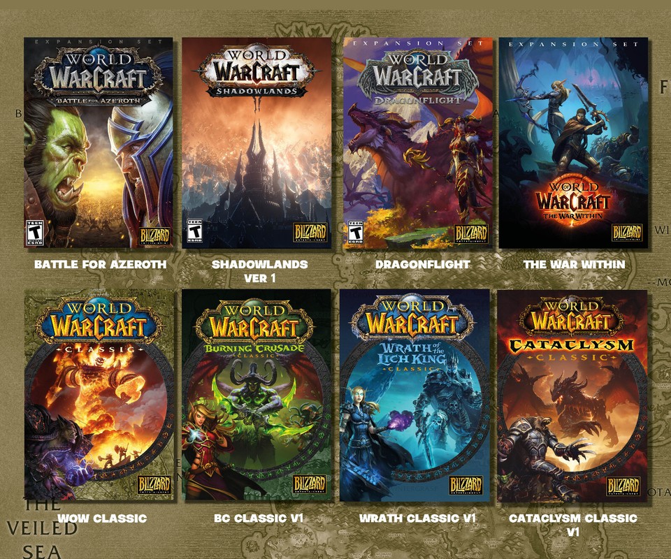 World of Warcraft Box Art Posters A4 (297x210mm)- Blizzard, WOW | eBay