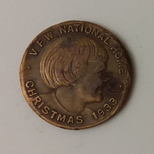 VFW National Home Christmas 1933 Good Luck Token 25mm | eBay