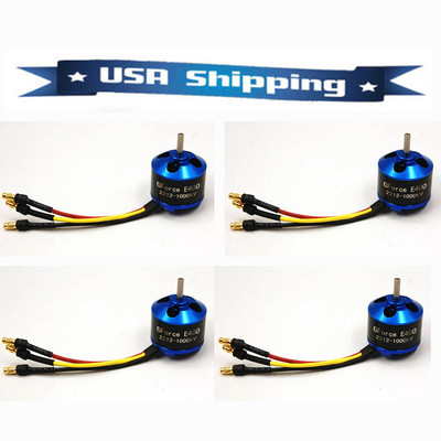 4 x GForce E400 2212 1000KV Outrunner Brushless Motor for RC ...