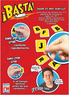 Brand new Board Game BASTA Clasico by Fotorama version Mexico Spanish ...