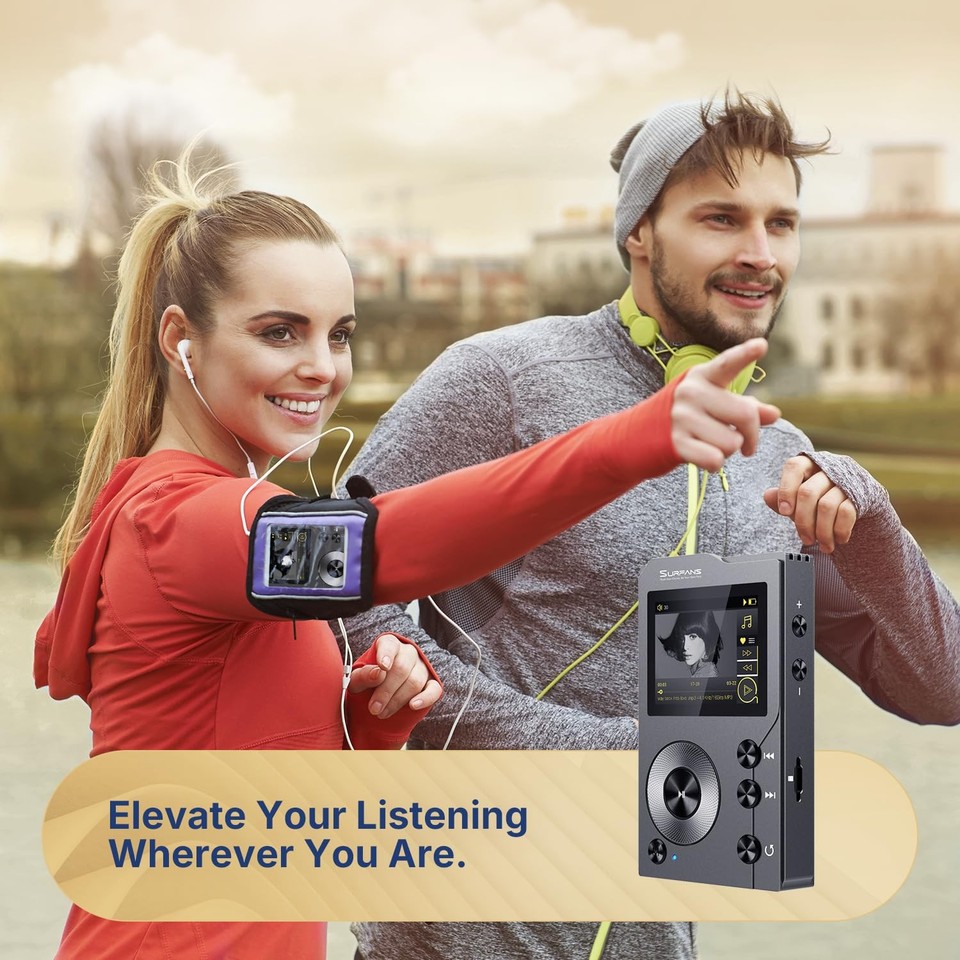 F20 HiFi MP3 Player with Bluetooth5.2, Lossless DSD High Resolution ...