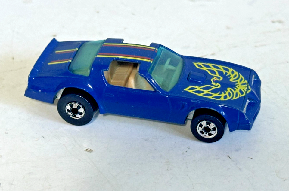 1977 HOT WHEELS BLACKWALL HOT BIRD RARE BLUE ENAMEL HONG KONG TRANS AM ...