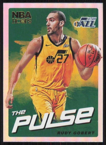 2018 HOOPS RUDY GOBERT TP-10 MINT THE PULSE FOIL BASKETBALL UTAH JAZZ ...