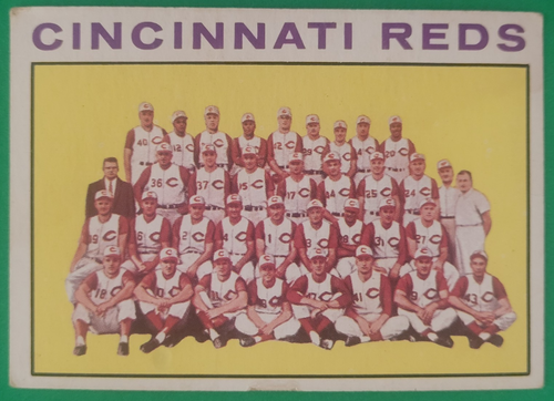 1964 Topps #403 Cincinnati Reds Team VGEX Light Wear, Clean, Great ...