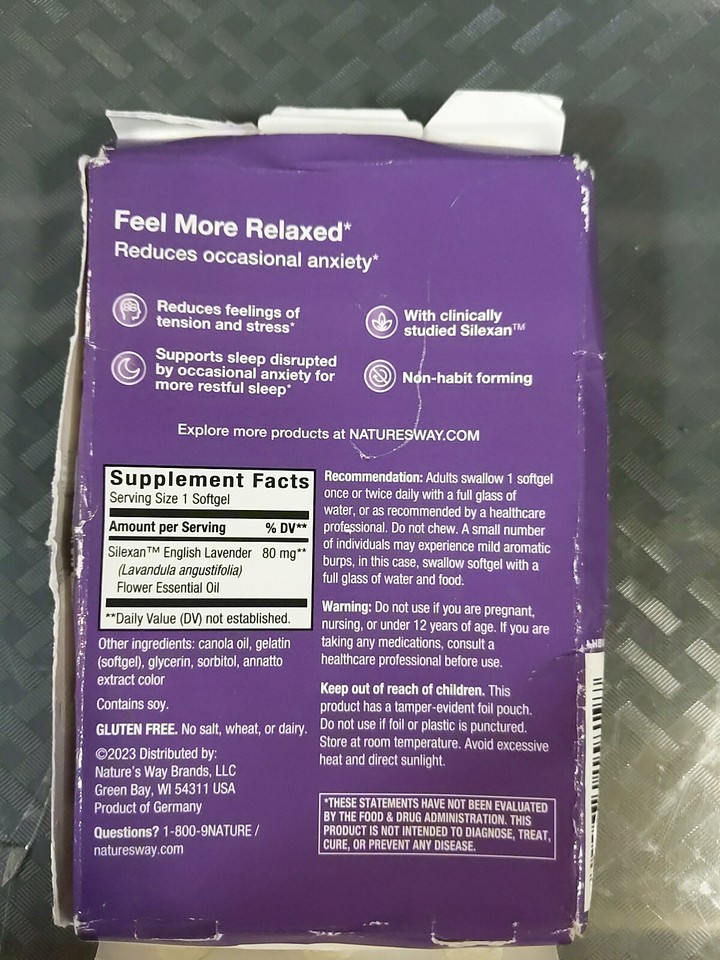 Calm Aid Soft Gels Reduce Tension & Stress Non-Drowsy 30 Softgels Exp 9 ...