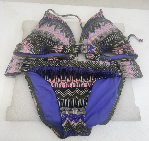 Mossimo Women's Aztec Design Bikini Bathing Suit, size Large NWOT | eBay