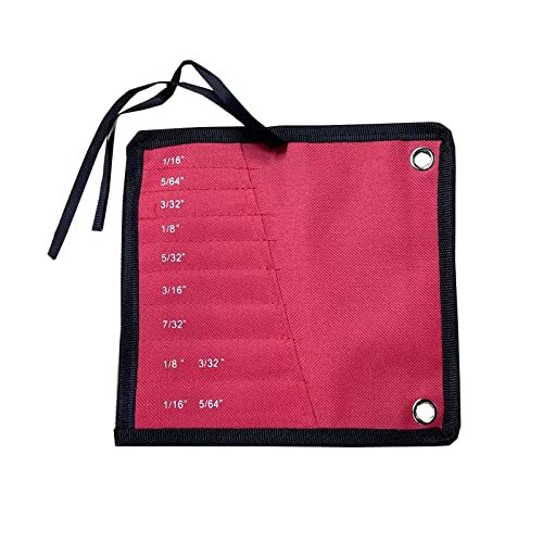 9 Pockets Roll Pin Punch Set Storage Pouch Small Punch Roll Up Tool ...