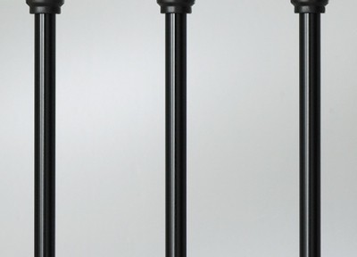 Deckorators 32" Classic Round Aluminum Deck Balusters 10 pack - Black ...