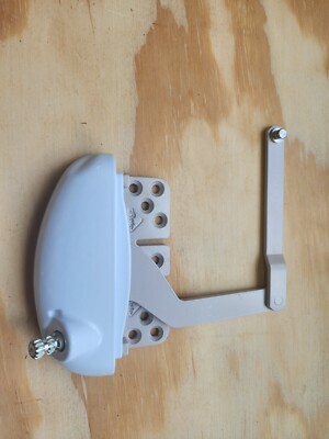 RH Inverted Split Arm Roto Operator, Vinyl App. WHITE / CLAY base ...
