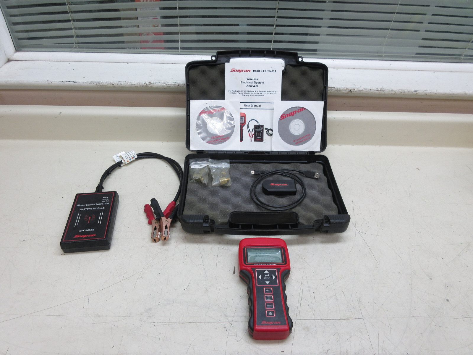 Snap On EECS400A Wireless Electrical Battery System Analyzer w/ Case ...