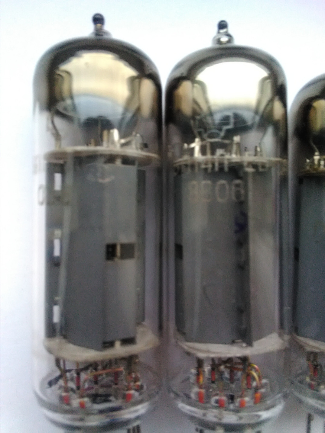 6P14P-EV gold grid EL84 /6BQ5matched pair REFLECTOR NEW tested L3-3 ...