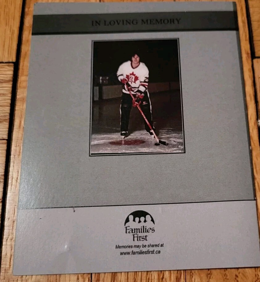 Bob Probert Funeral Program Pamphlet | eBay