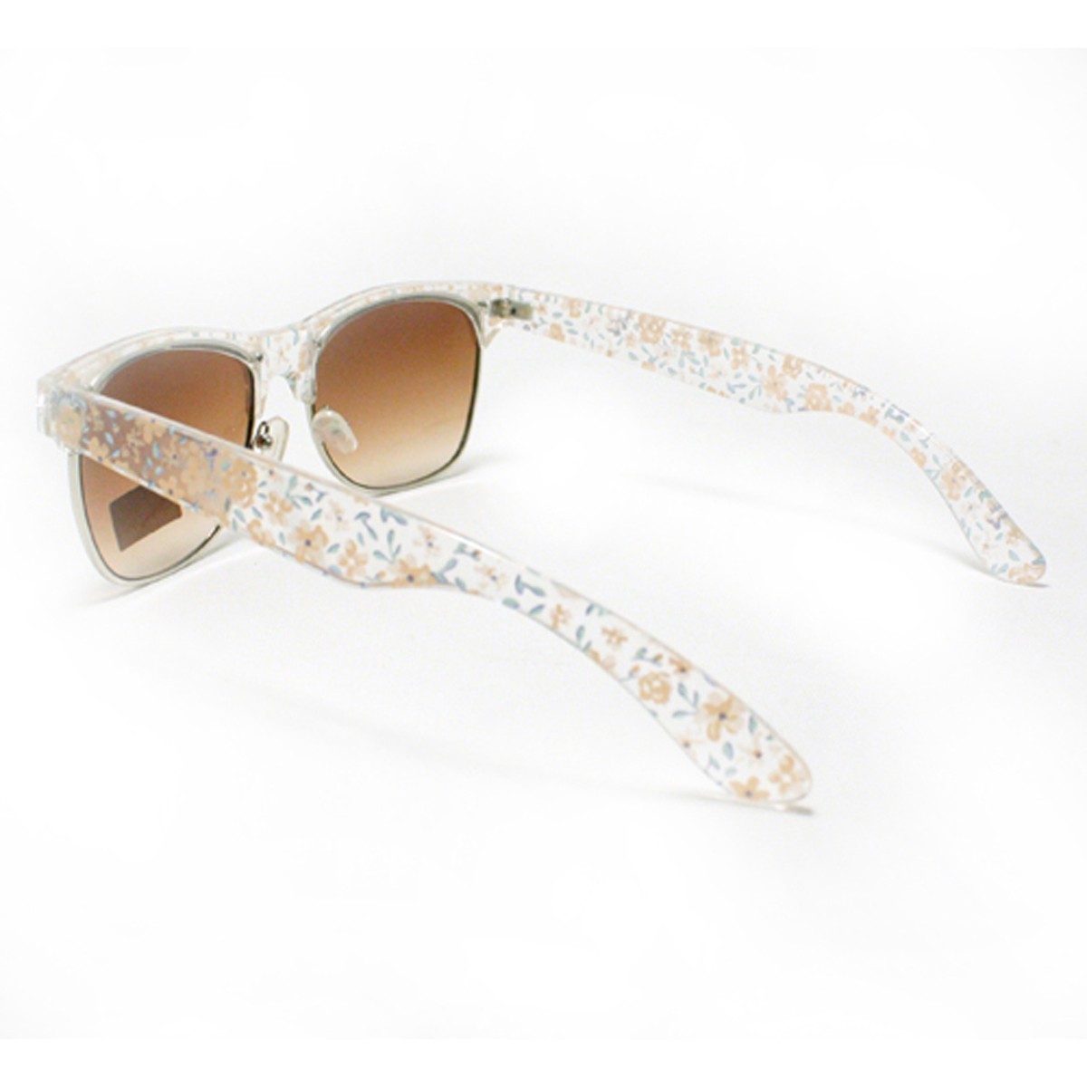 Flower Floral Print Sunglasses Womens Fashion Keyhole Square Frame | eBay