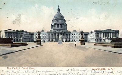 Capitol Building, Front View, Washington, D.C. --POSTCARD | eBay
