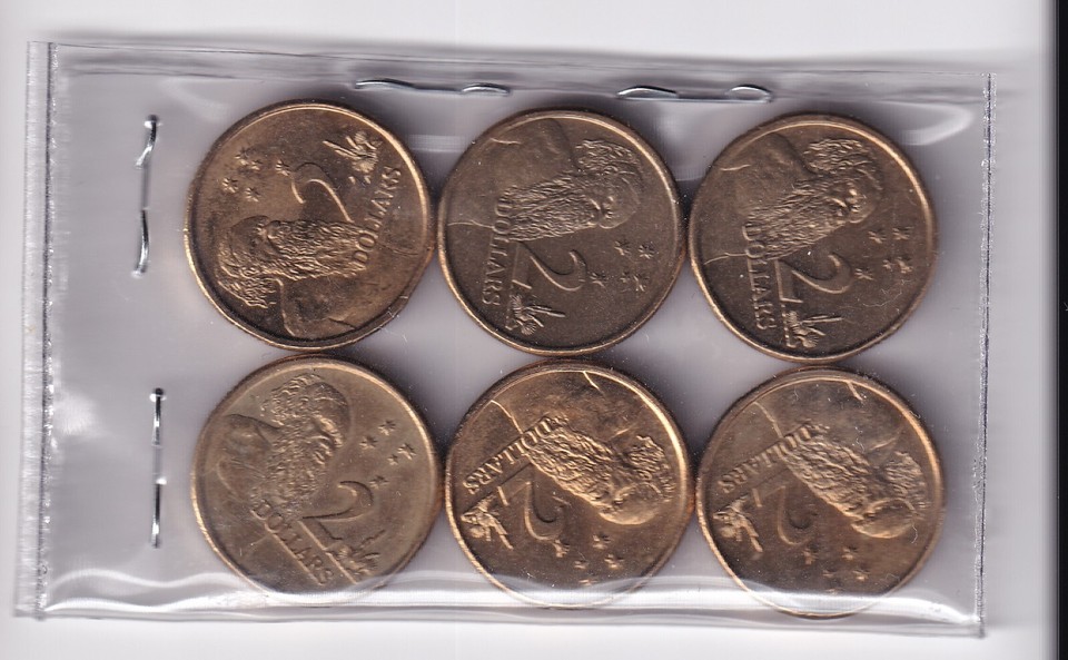 AUSTRALIAN: 6x $2 MIXED CIRCULATED COINS | eBay