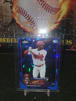 2023 Topps Chrome Sapphire Edition #344 Jordan Walker ROOKIE CARD | eBay
