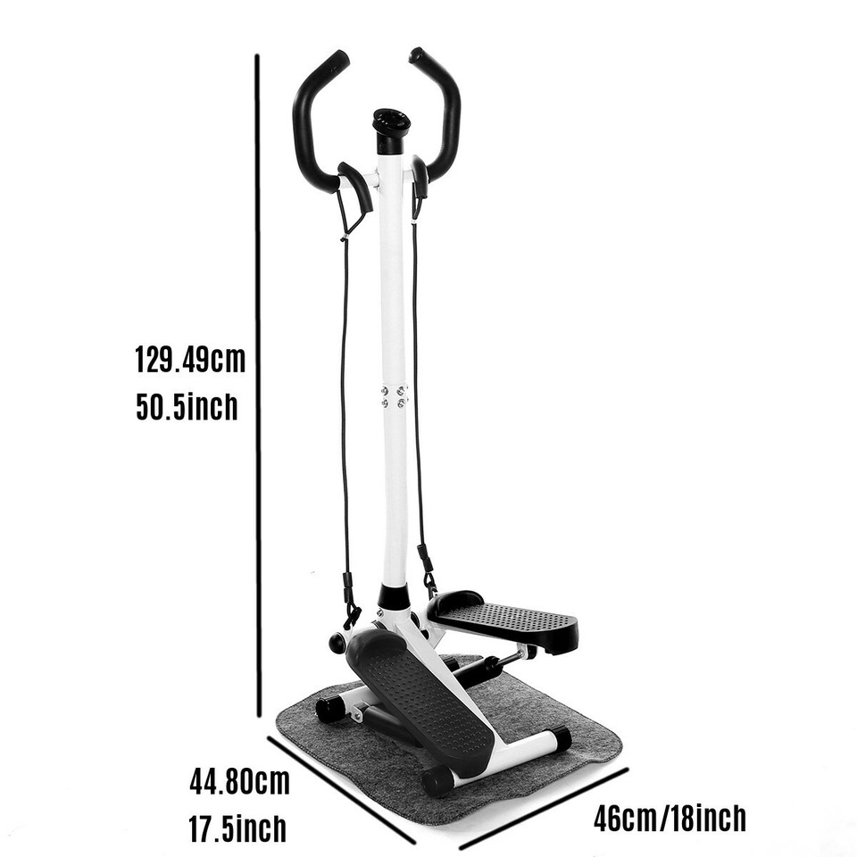 Fitness Air Stair Stepper Elliptical Machine Cardio Equipment w/ LCD ...