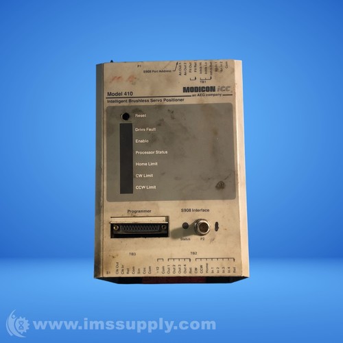 Modicon 410-1/S908 INTELLIGENT BRUSHLESS SERVO POSITIONER USIP | eBay