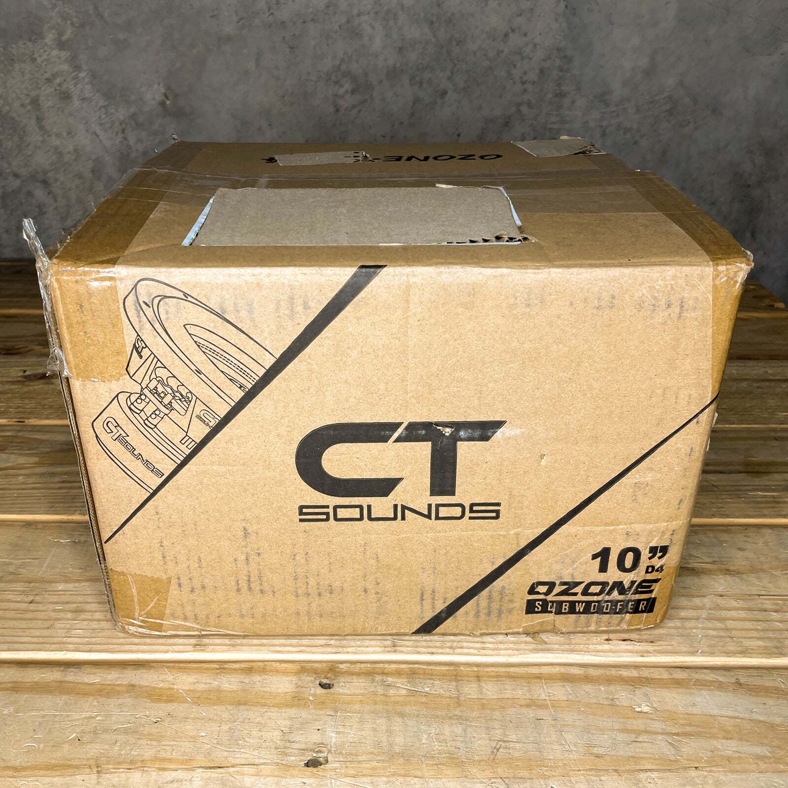 Used CT Sounds OZONE-10-D4 800 Watts RMS 10 Inch Car Subwoofer - Dual 4 ...
