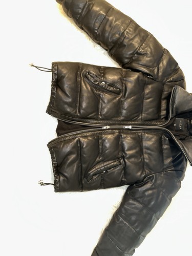 Genuine Lambskin Leather Puffer jacket w/ down Feathers ($550) | eBay