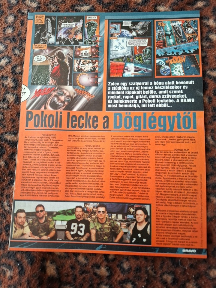 Russell Crowe, Poster From Hungarian magazine Bravo,A/3 | eBay UK