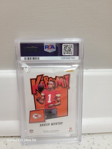 2024 Panini Absolute Xavier Worthy Vertical Kaboom PSA 10 | eBay