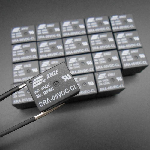 10Pc SONGLE SRA-5VDC-CL DC 5V Coil 20A PCB General Purpose Relay 5-Pin ...